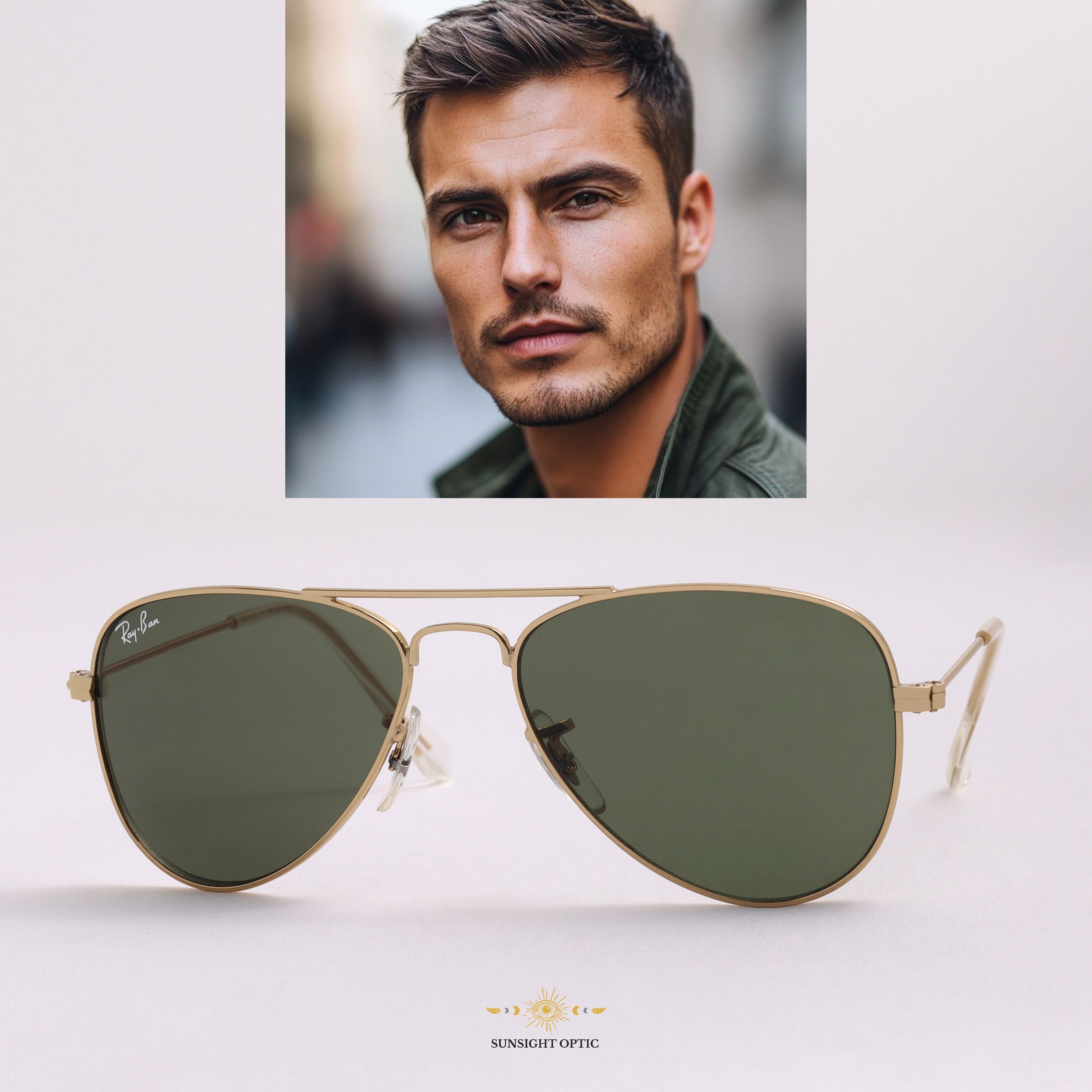 Ray-Ban Aviator 55 – Sunsight Optic